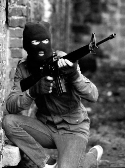 A Volunteer of the Irish Republican Army in the British Occupied North ...