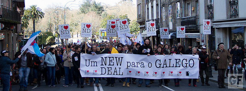 25000 Protest Galician Language Rights – AN SIONNACH FIONN