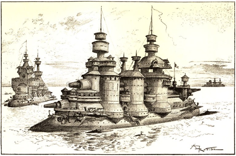Le Vingtième Siècle. La Vie Électrique By Albert Robida – AN SIONNACH FIONN